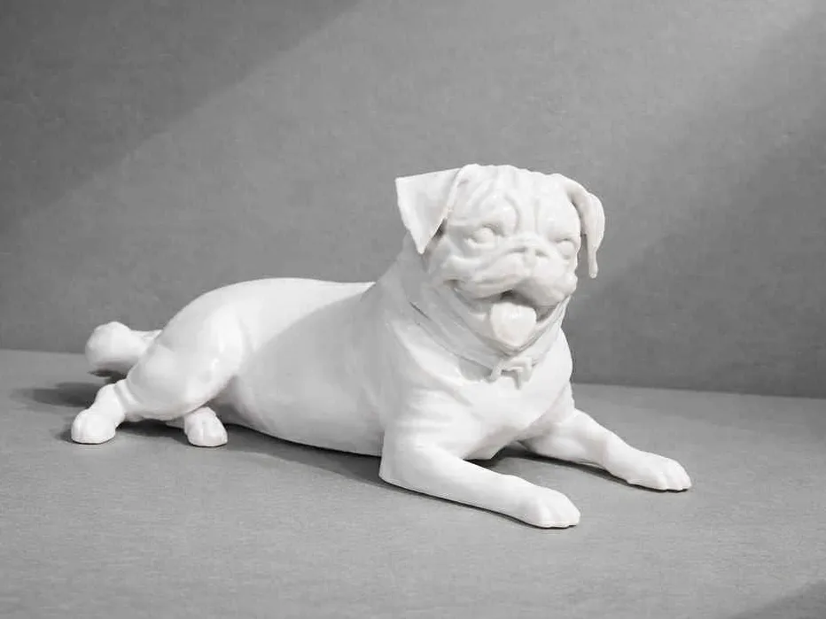 Lying Pug Dog - Animal - Free 3D Print Model - MakerWorld