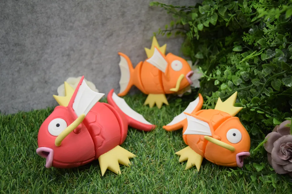 Wobbling Magikarp - Free 3D Print Model - MakerWorld