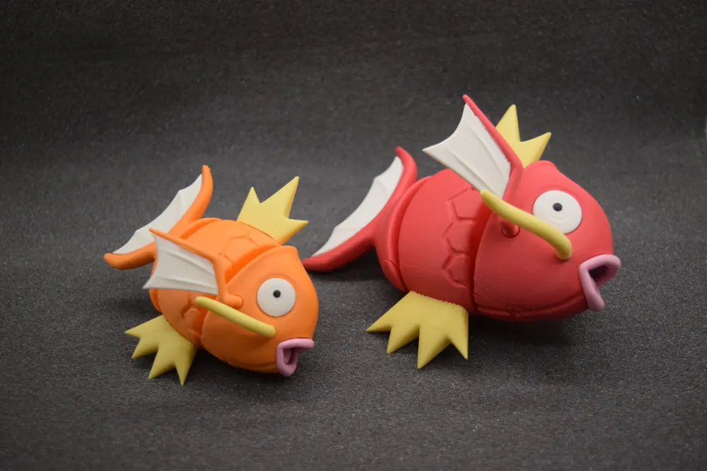 Wobbling Magikarp - Free 3D Print Model - MakerWorld