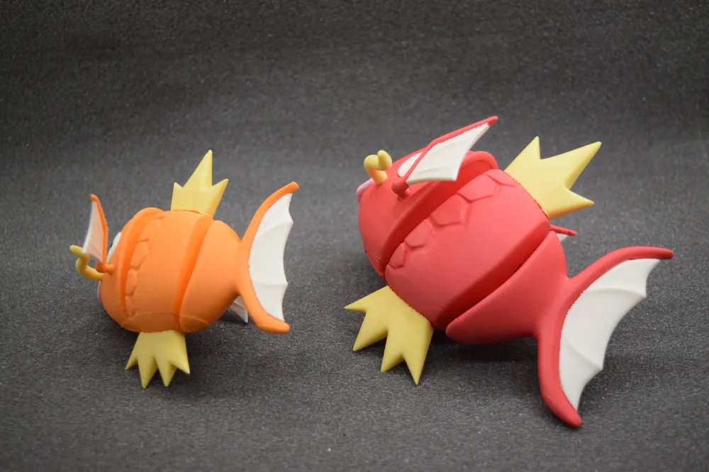 Wobbling Magikarp - Free 3D Print Model - MakerWorld