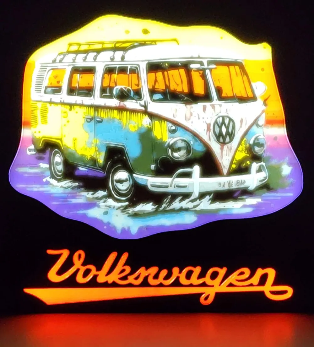 VW Bus Lithophane Lightbox Version 2 by briankstan - MakerWorld
