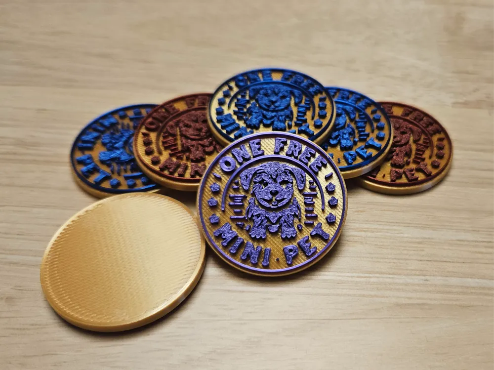 Mini Pet Token Giveaway to Promote ZOU3D Animals by Bosco 3D MakerWorld ...