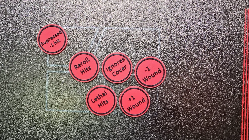 Warhammer Tokens primarily for 10th edition Eldar by Lorangi - MakerWorld