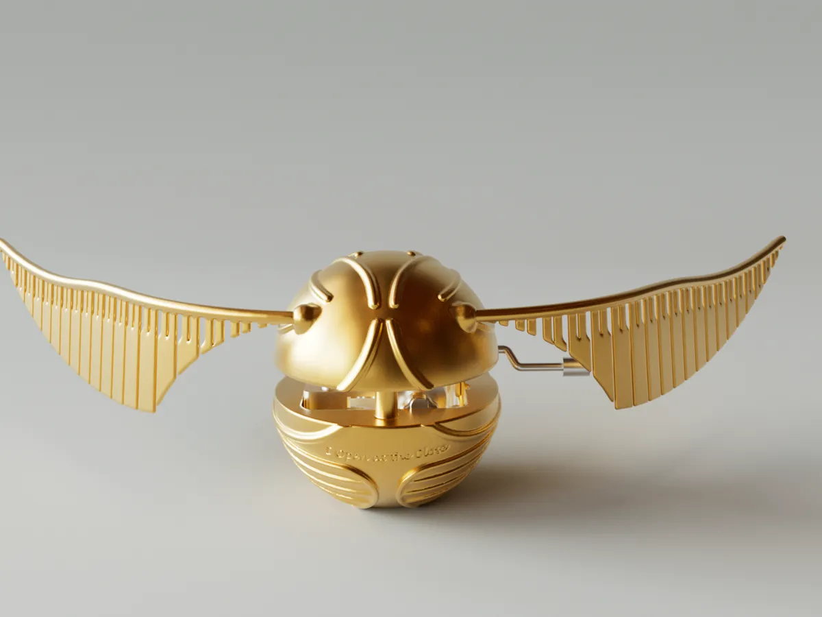 Golden Snitch music box by Chua MakerWorld: Download Free 3D Models