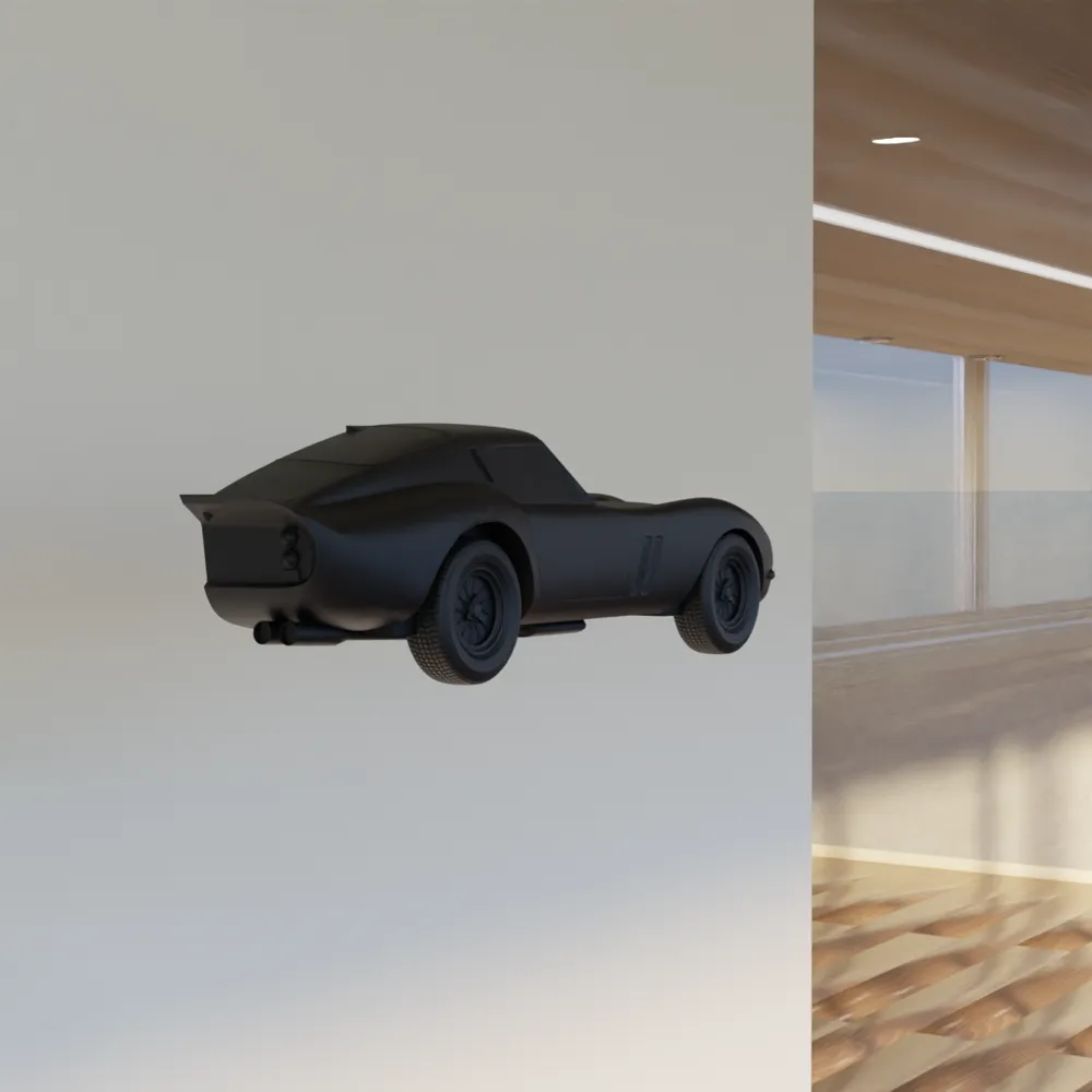 Ferrari 250 GTO 系列 1 墙壁艺术 - 侧视图 - 免费 3D 打印模型 - MakerWorld