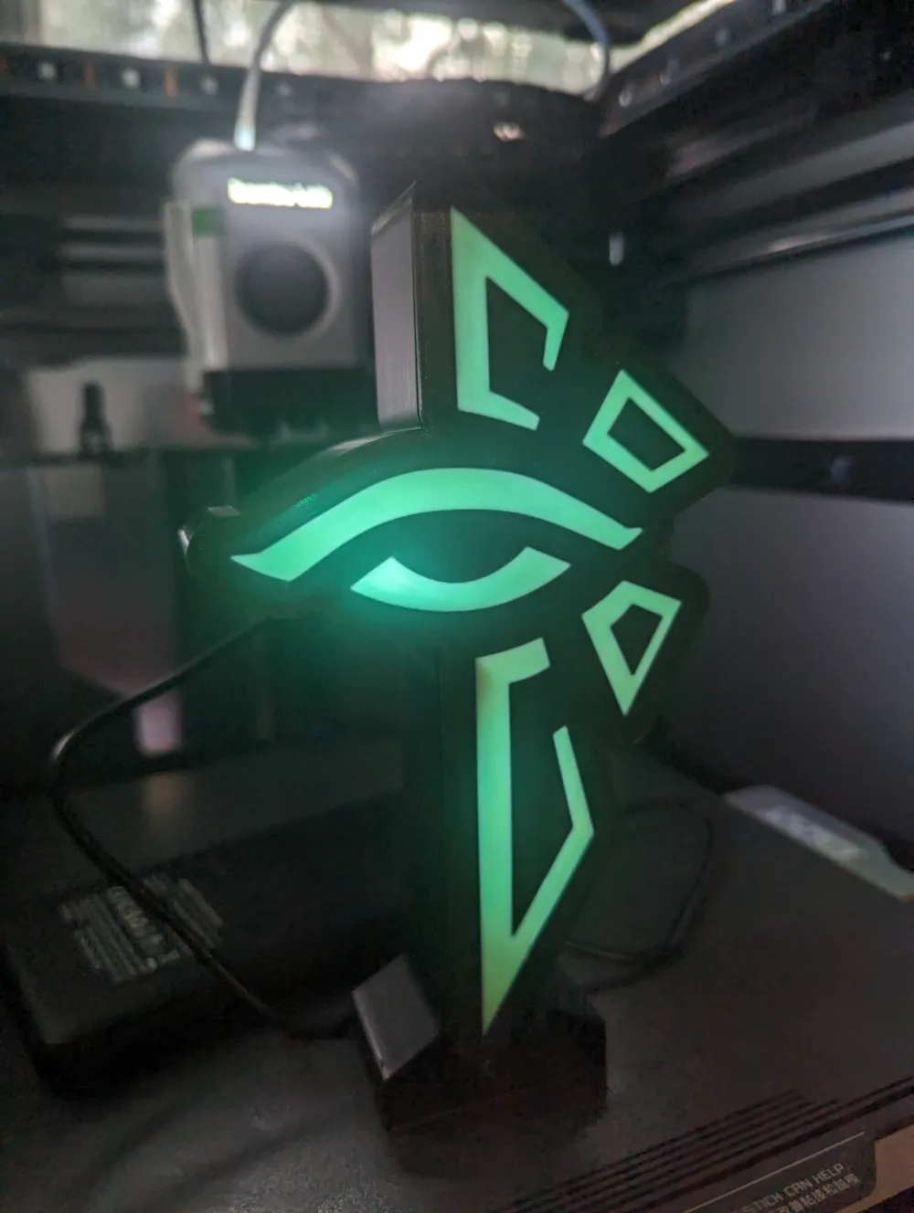 Ingress Enlightened Light Box by Eevul_Machinations - MakerWorld