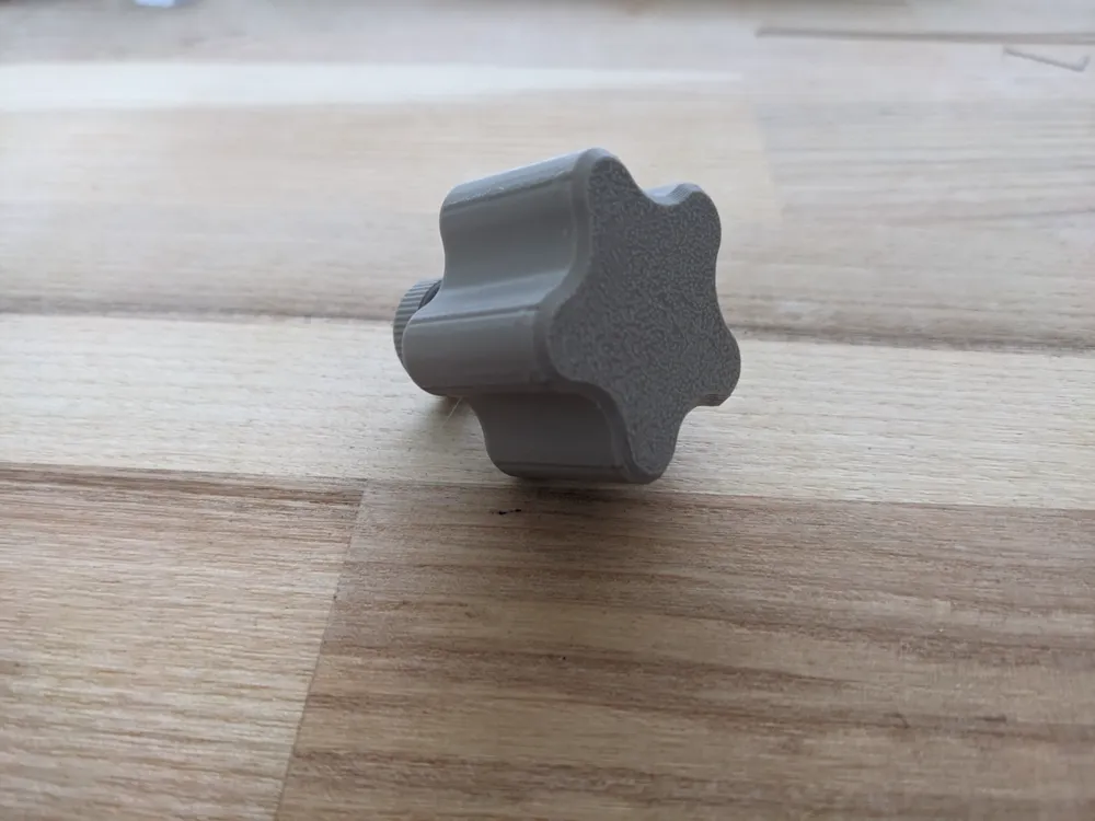 Metric Star Knobs with Threaded Hole by Tycho Design MakerWorld ...