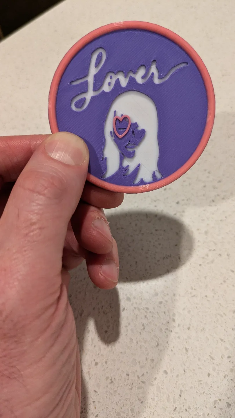 Taylor Swift Lover Token by Bungleboy - MakerWorld