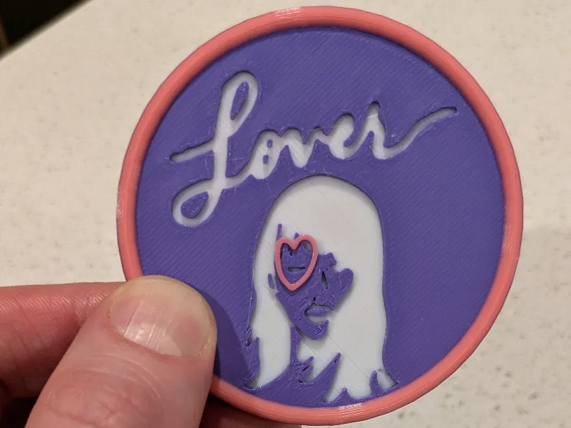 Taylor Swift Lover Token by Bungleboy - MakerWorld