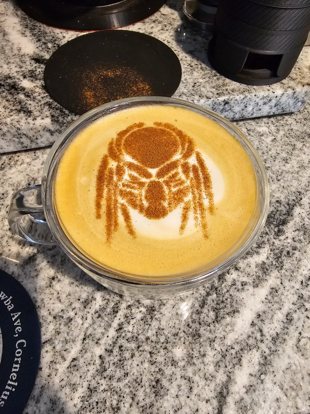 Perfect Predator Latte Art Stencil by Perfect Prints - MakerWorld