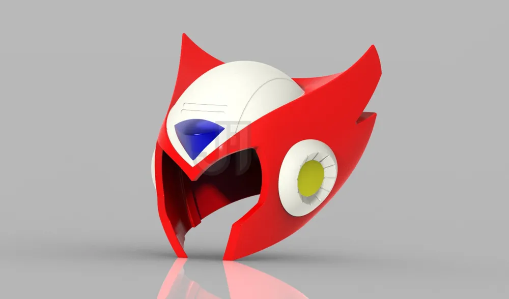 MegaMan Zero Inspired Helmet by javiles MakerWorld: Download Free 3D Models