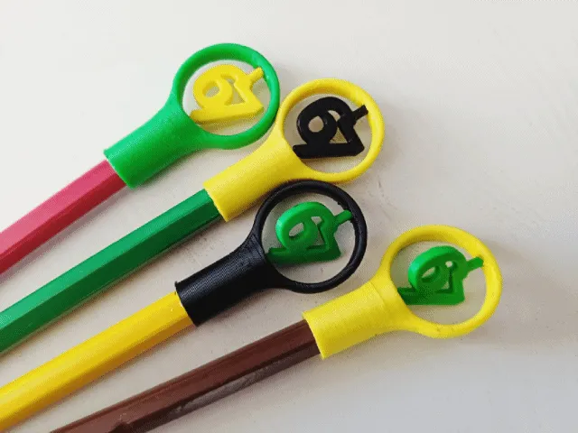 Spinner Six-Seven 67 pencil topper | Crayons - Free 3D Print Model ...