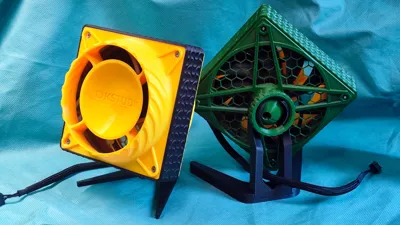 Ball valve desktop fan 球阀桌面风扇 - DKSTUDIO by DKSTUDIOMakerWorld ...