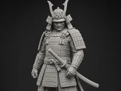 Samurai Warrior - Free 3D Print Model - MakerWorld