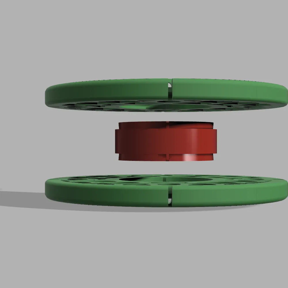 Snap Together Tenkara Spool by ABIV - MakerWorld