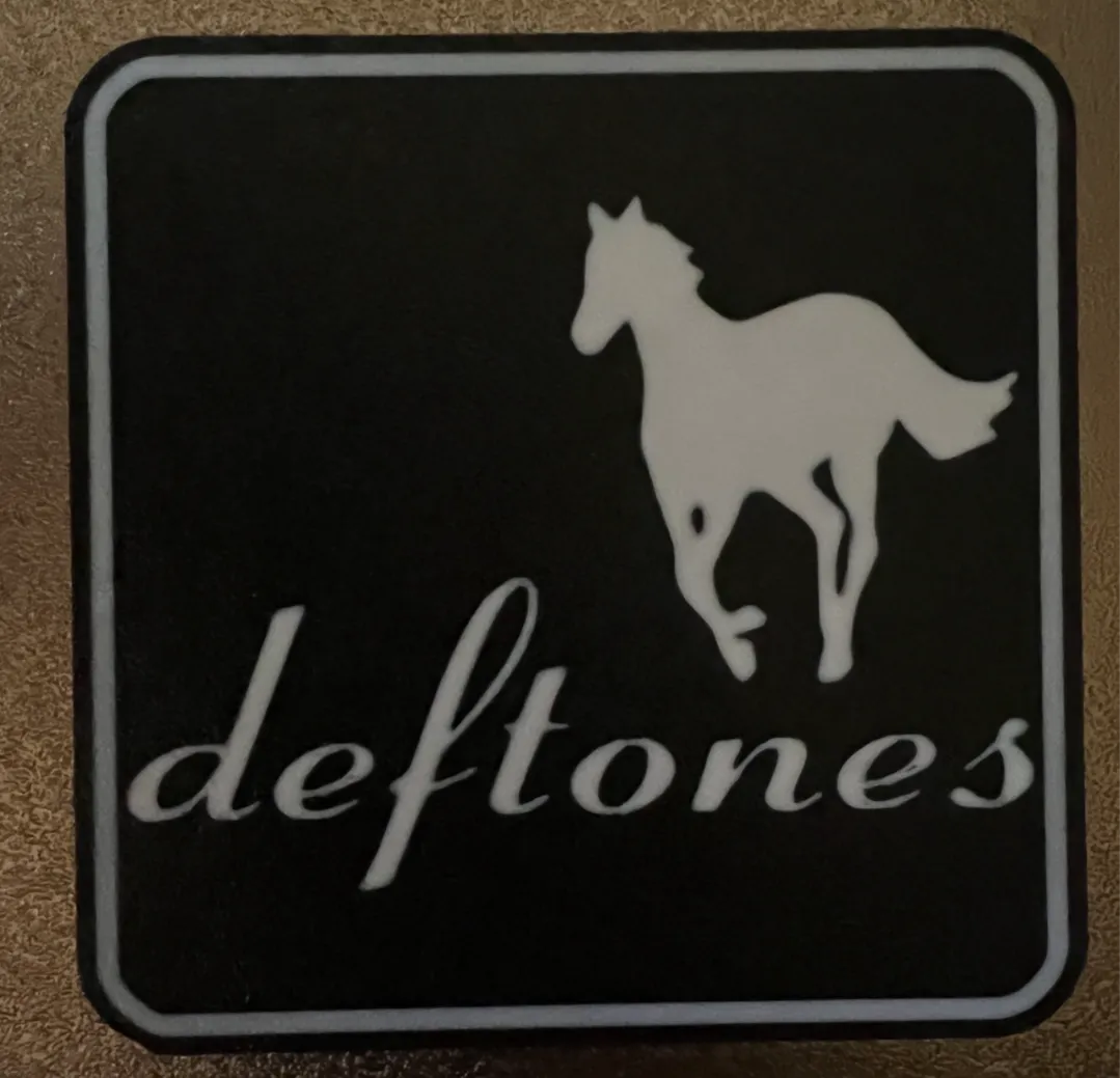 Deftones Coaster - Free 3D Print Model - MakerWorld