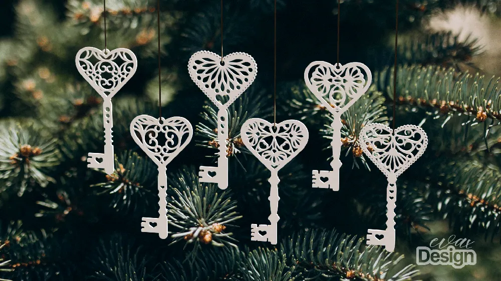 Christmas keys by evax design MakerWorld: Download Free 3D Models