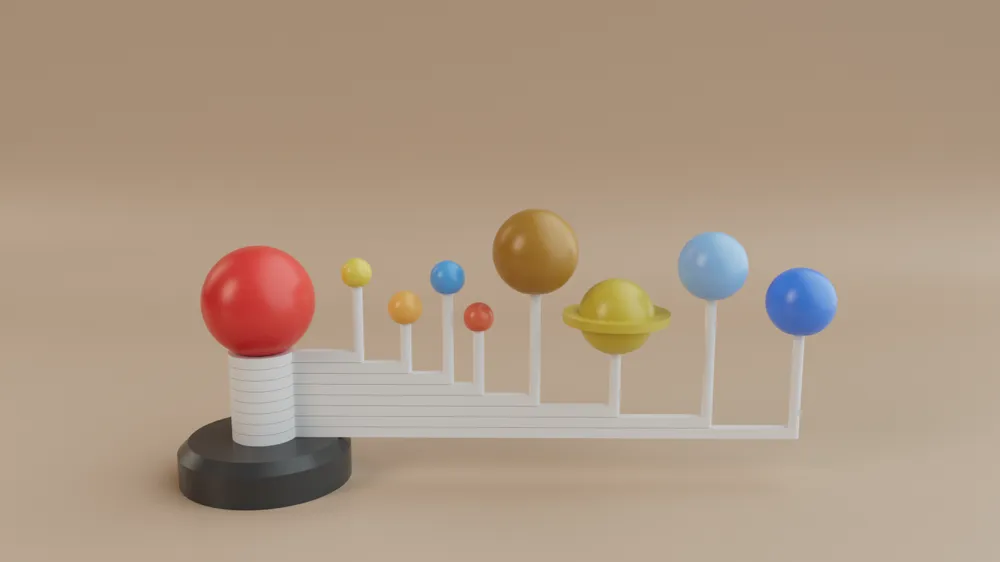 Solar system teaching AIDS by Chua - MakerWorld