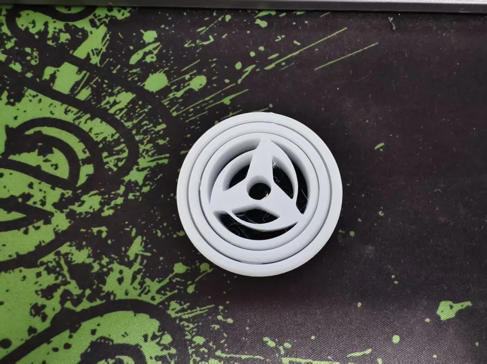 Naruto Kakashi Sasuke Itachi Sharingan Fidget Spinner - Free 3D Print ...