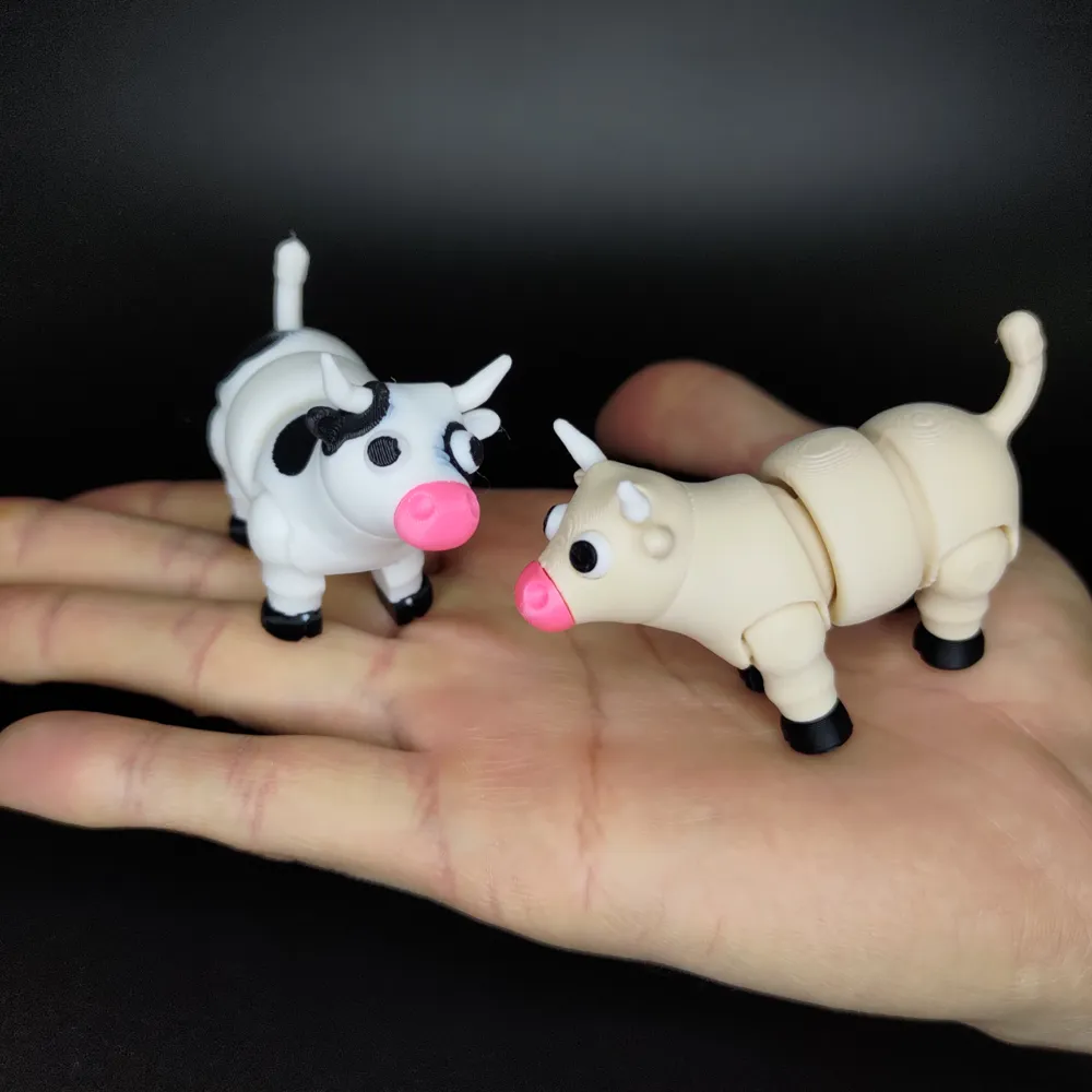 Flexi cow - Free 3D Print Model - MakerWorld