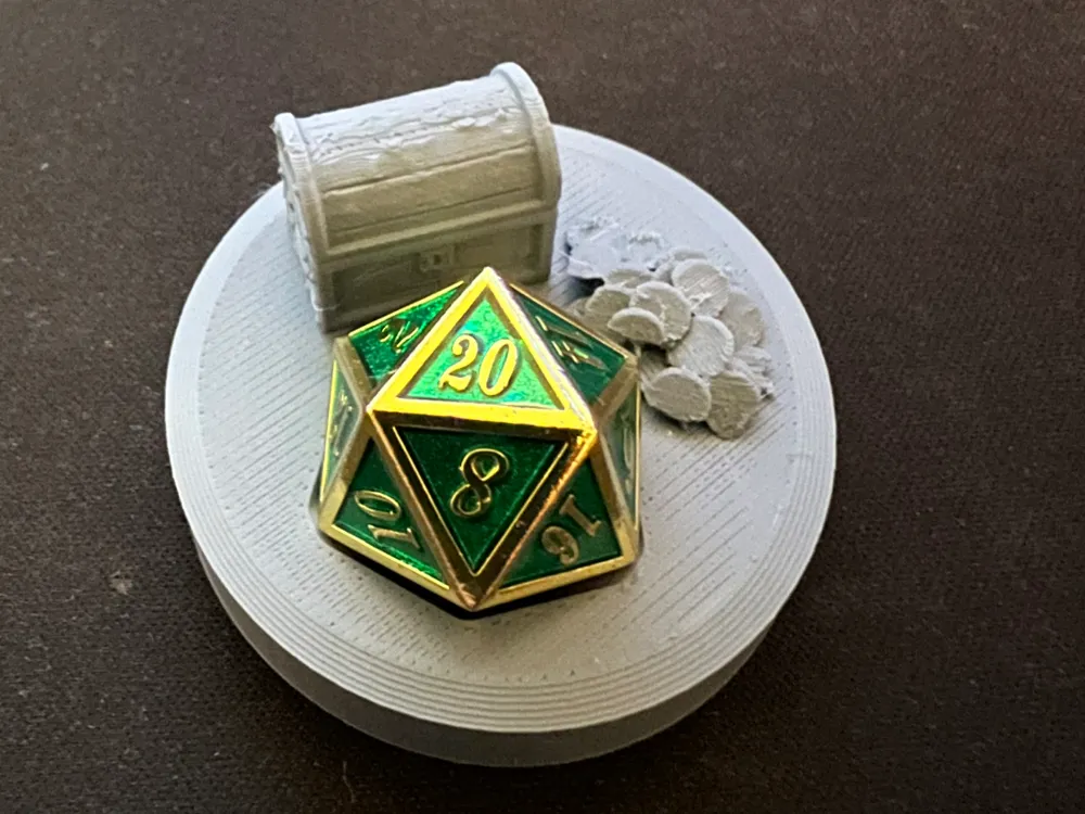 D20 Treasure Token Counter - MTG by Jules - MakerWorld