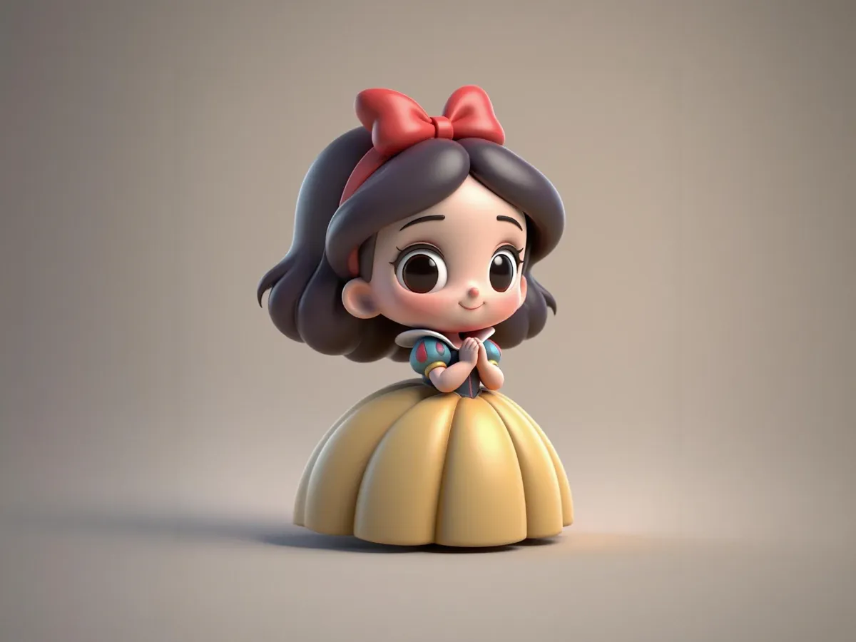 Snow White - Chibi Disney Animated Princess Series - Kids' Coloring Toy ...
