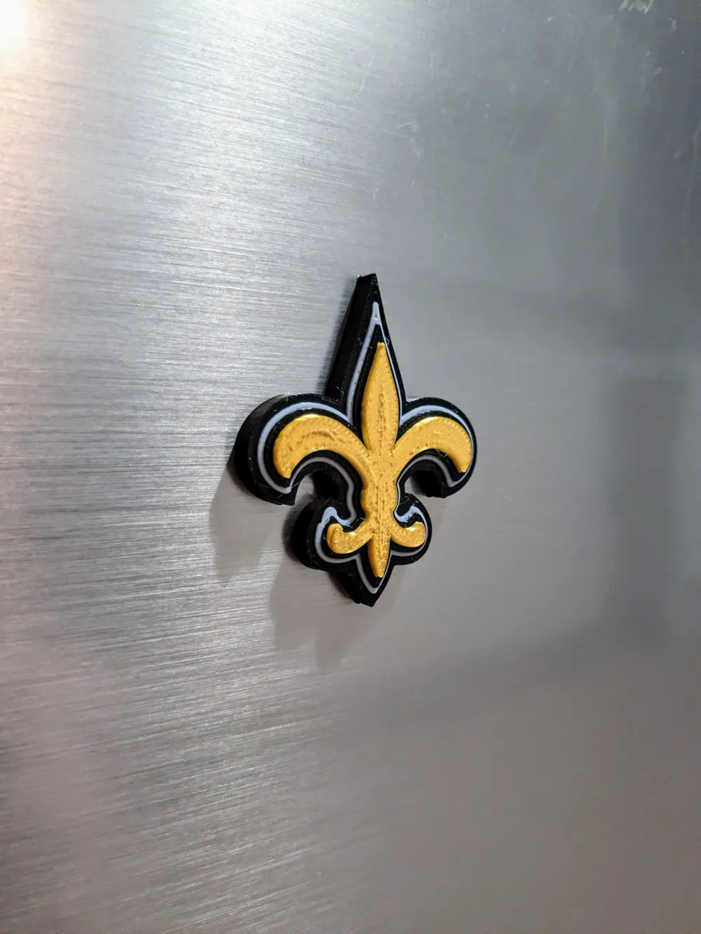 New Orleans Saints - Embossed Fridge Magnet - Free 3D Print Model ...