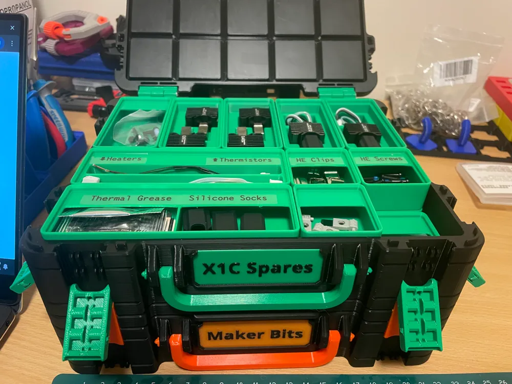 Gridfinity - X/P series hot-end - STACKABLE by Ov4l8alls - MakerWorld