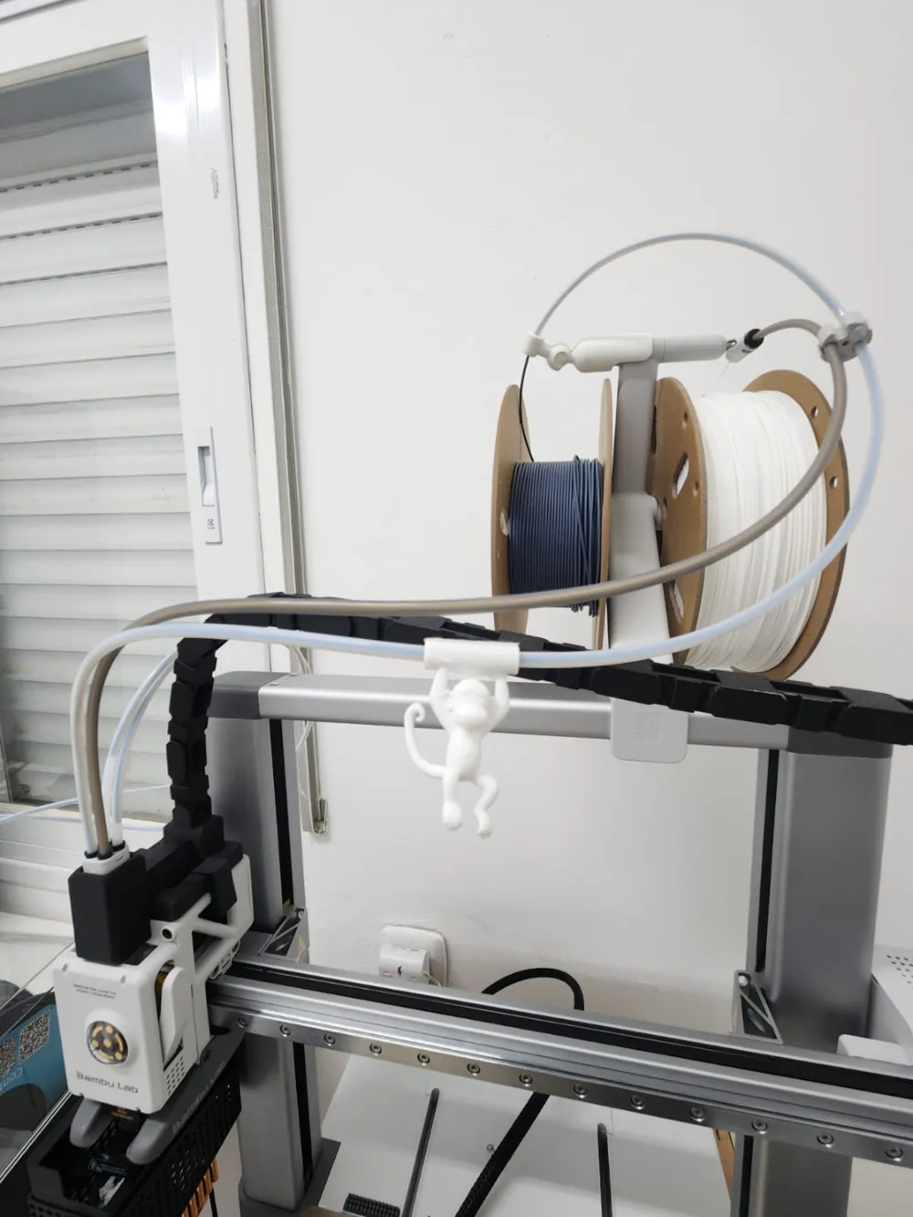 Swinging Monkey – PTFE Tube Buddy by MakerMorph - MakerWorld