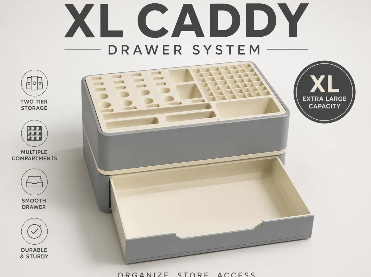 Xl Caddy Drawer System - Free 3D Print Model - MakerWorld