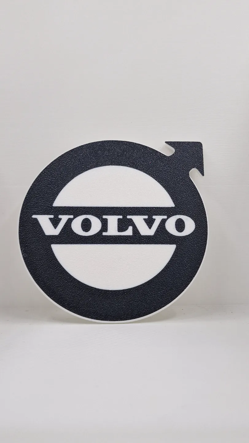 VOLVO Coaster Untersetzer und Holder Halter by 3DMetalCave - MakerWorld