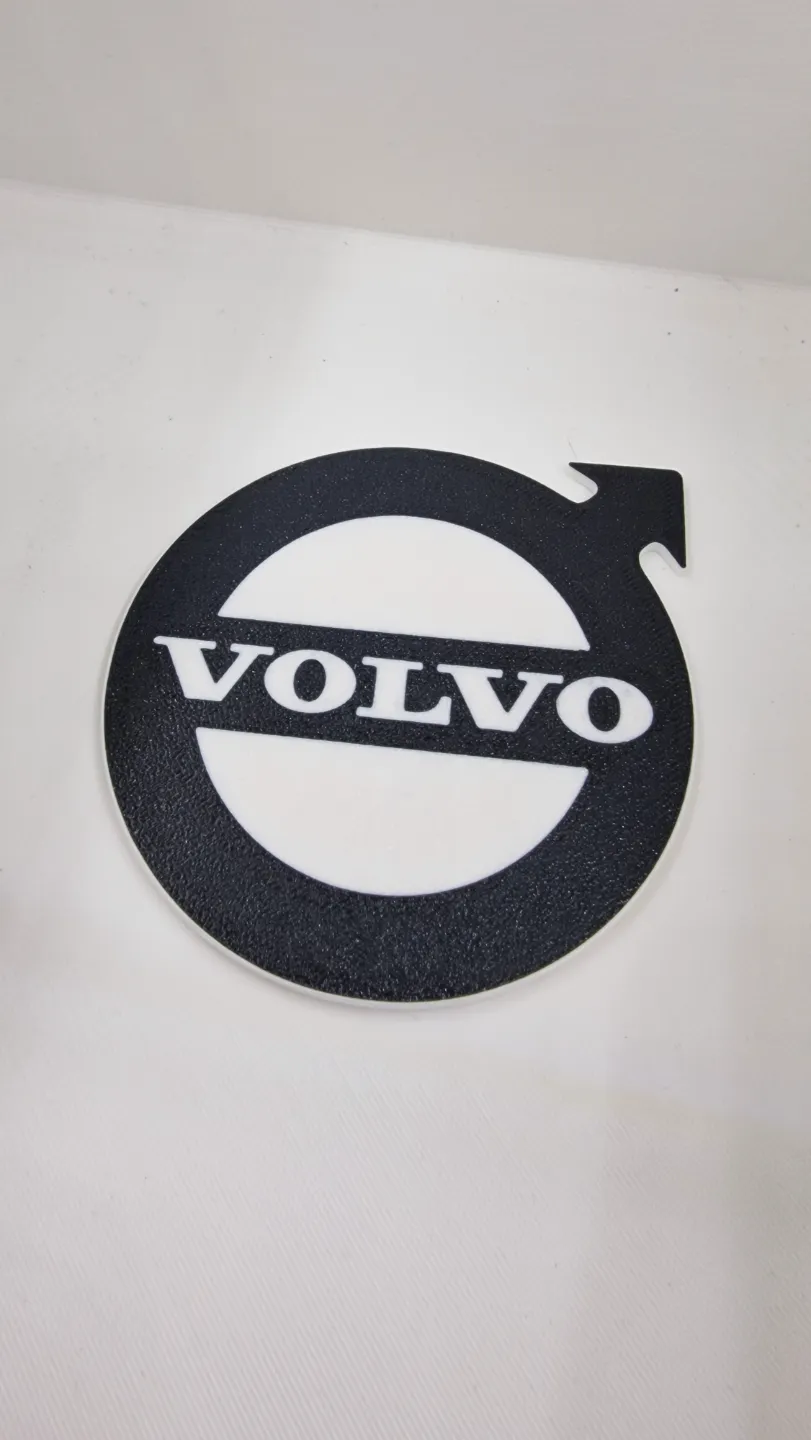 VOLVO Coaster Untersetzer und Holder Halter by 3DMetalCave - MakerWorld