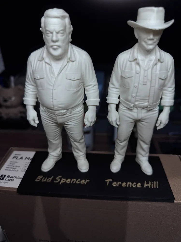 Bud Spencer - Terence Hill Figures - Free 3D Print Model - MakerWorld