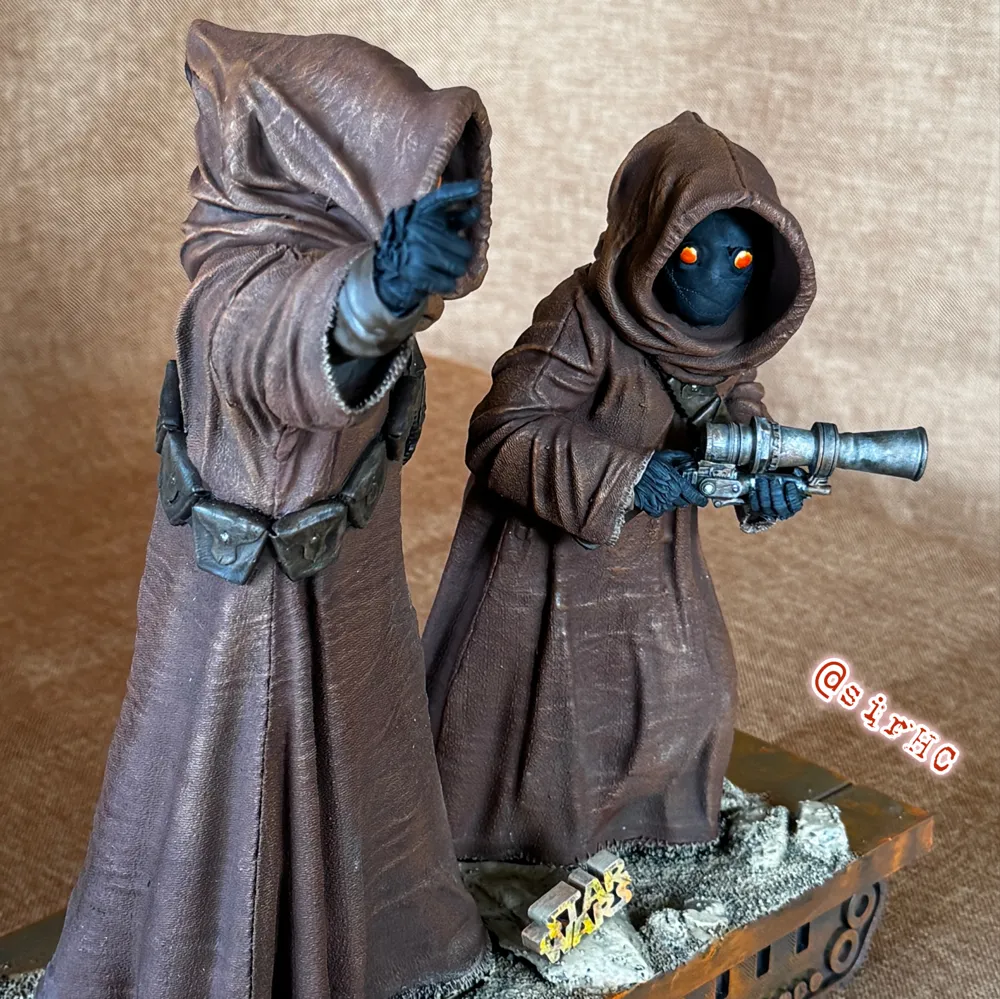 Base de Sandcrawler pour figurines JAWA à l'échelle 1:6 - Modèle d ...