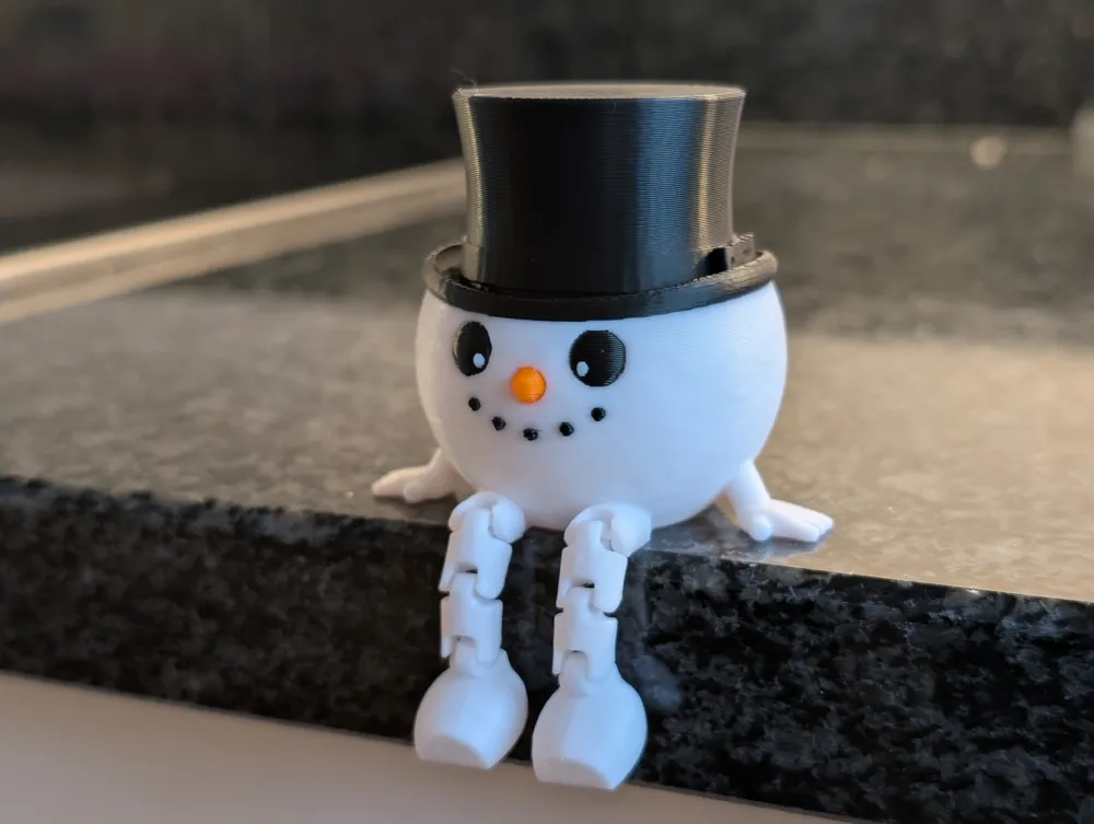 Articulated Snowman ball by Jbarteli - MakerWorld