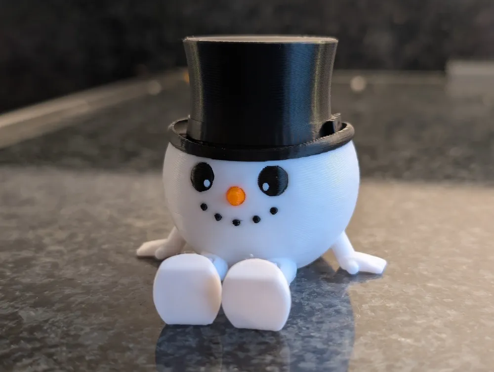 Articulated Snowman ball by Jbarteli - MakerWorld