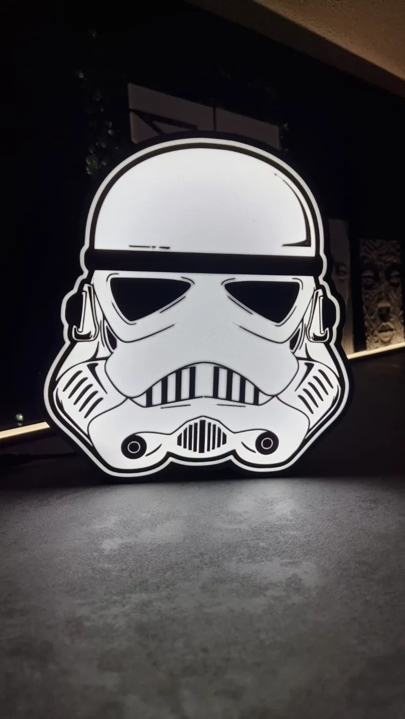 Star Wars Stormtrooper Light Box by 3DRicks - MakerWorld