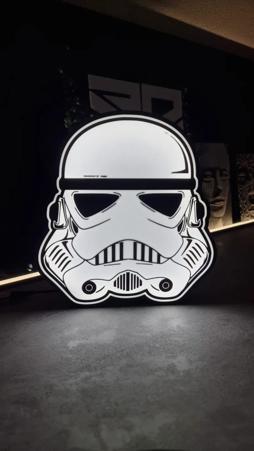 Star Wars Stormtrooper Light Box by 3DRicks - MakerWorld