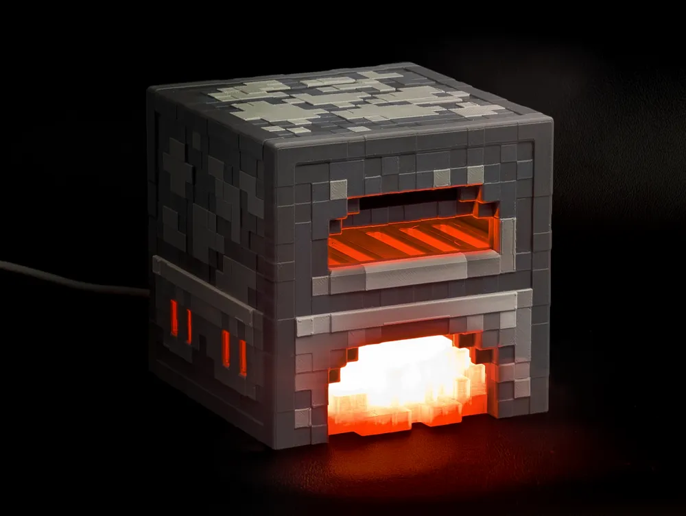 Minecraft Ofen abschließbare Spardose & Nachtlicht von MOSS 3D ...