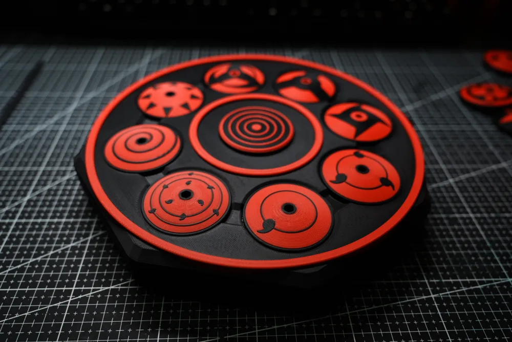 Naruto Spinner - Sharingan Arc 2.0 - Free 3D Print Model - MakerWorld