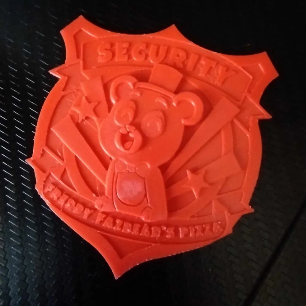 Five Nights at Freddy's Security Badge by DQ MakerWorld: Download Free ...