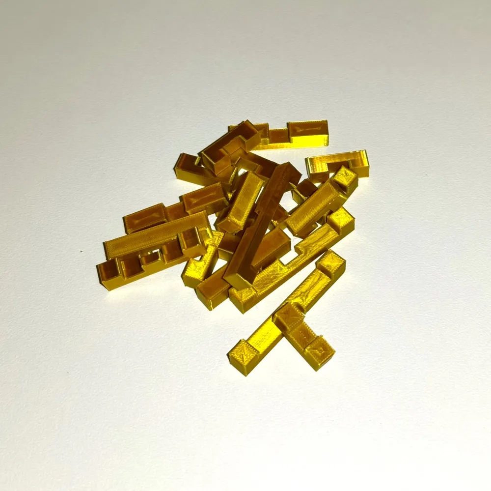 Mini 3D Puzzle - Crystal Cubic (19pcs) by Downhill_Solutions - MakerWorld