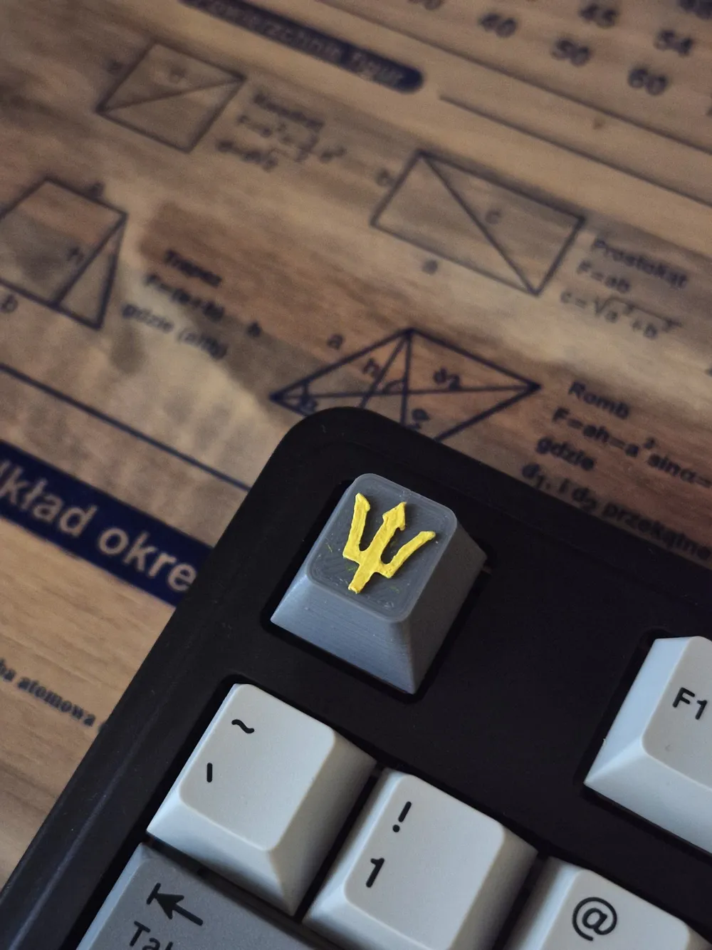 Trident keycap - Free 3D Print Model - MakerWorld