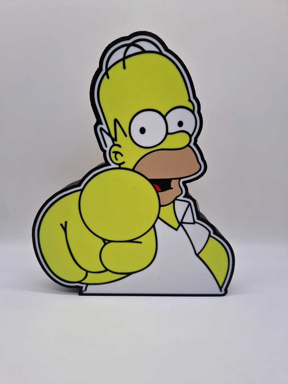 Homer simpson lightbox by 3DDaan - MakerWorld