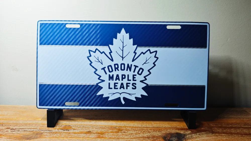 NHL Team Licence Plate - Toronto Maple Leafs by P78 MakerWorld ...