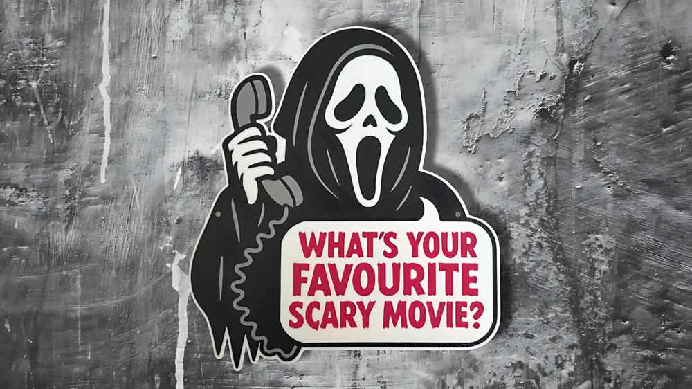 Ghostface What’s Your Favourite Scary Movie? Sign by DSD MakerWorld ...