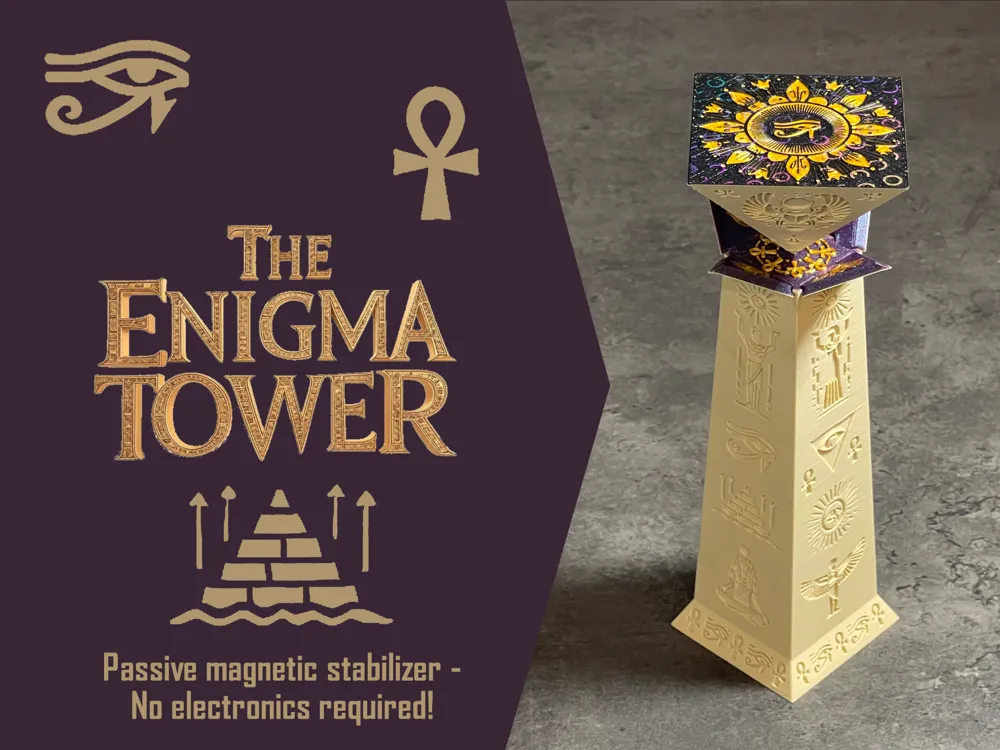 The Enigma Tower (no electronics) by Prime Tower Designs MakerWorld: Download Free 3D Models