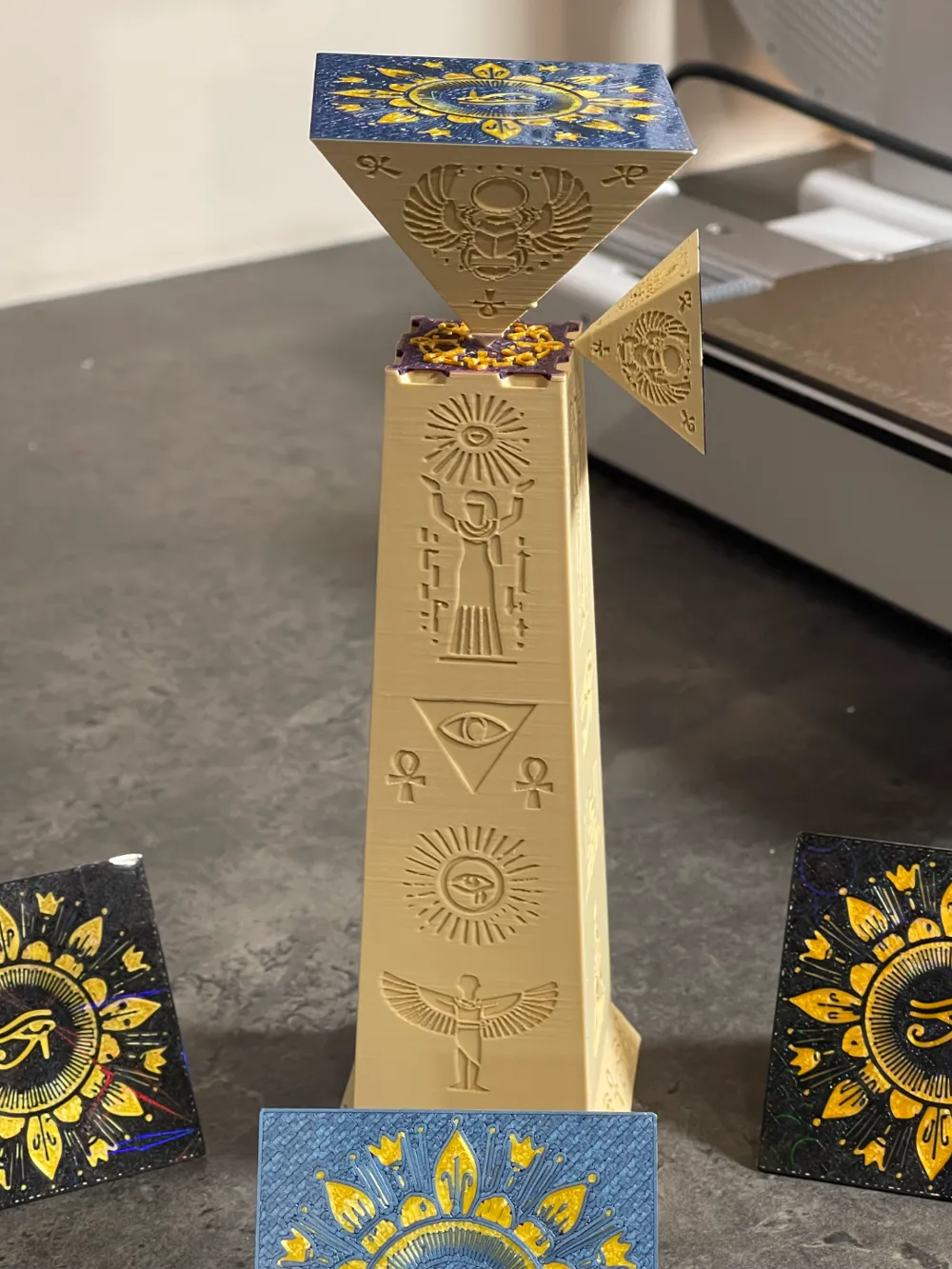 Der Enigma-Turm (ohne Elektronik) von Prime Tower Designs - MakerWorld