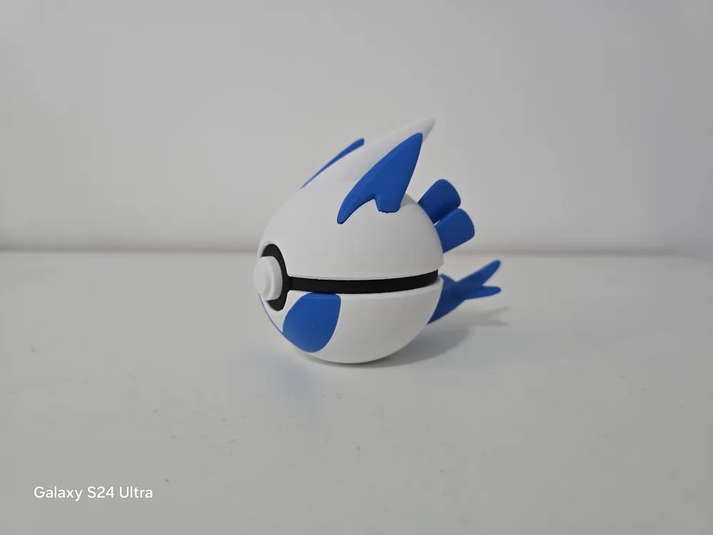 #0249 Lugia Pokéball - Multiparts by 3D Girl MakerWorld: Download Free ...