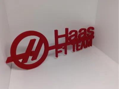 Logo Haas F1 Team - Free 3D Print Model - MakerWorld